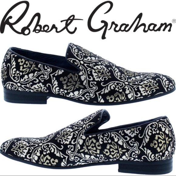 Robert Graham | Shoes | New Robert Graham Gibbons Jacquard Slip On ...